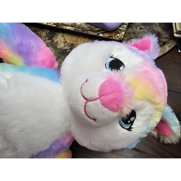Build-A-Bear | Toys | Build A Bear Gwl Rainbow Wolf Plush Stuffed ...